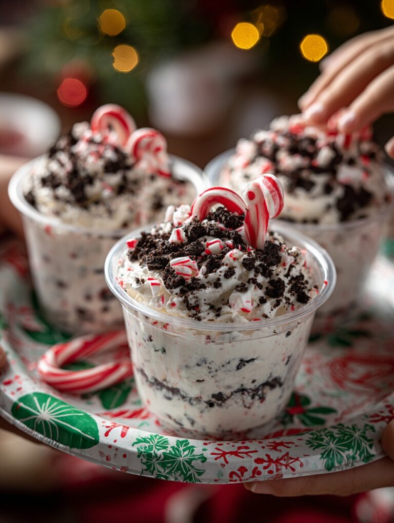 Christmas Candy Cane Oreo Fluff