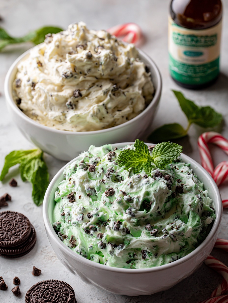 Christmas Candy Cane Oreo Fluff