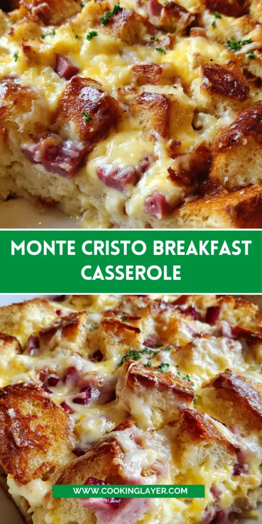 Monte Cristo Breakfast Casserole: A Delicious Delight! - cookinglayer.com