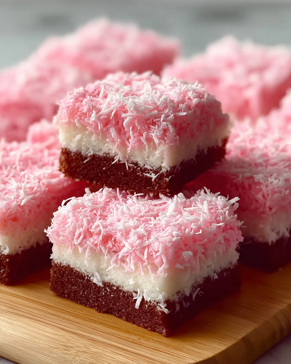 Pink Coconut Snowball Cake Bars: Sweet Delight Awaits! - cookinglayer.com