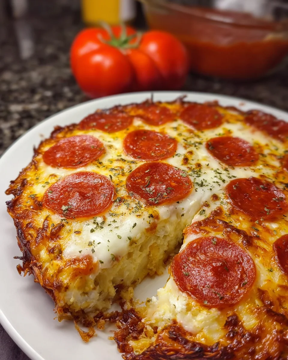 Pizza Style Cottage Cheese Bake - cookinglayer.com