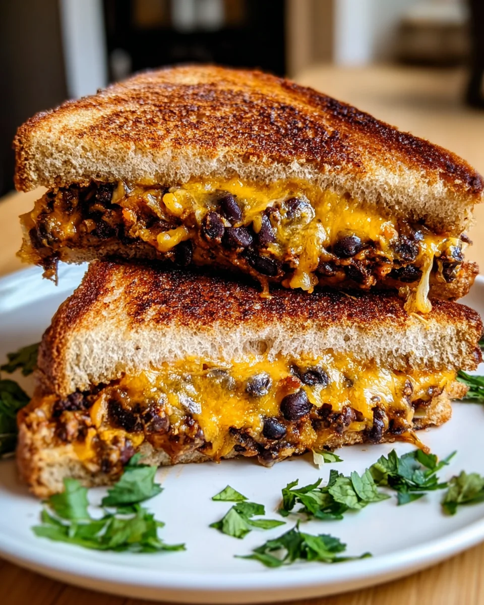 Black Bean Grilled Cheese: A Flavor-Packed Delight! - cookinglayer.com