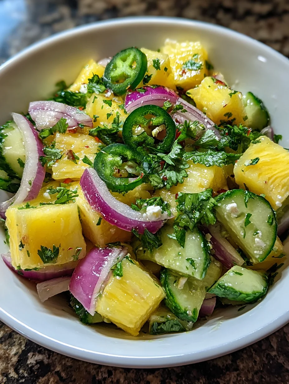 Pineapple Cucumber Salad: A Refreshing Summer Delight! - cookinglayer.com