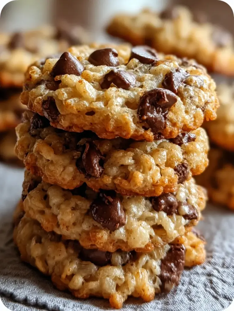 Rice Krispie Chocolate Chip Cookies