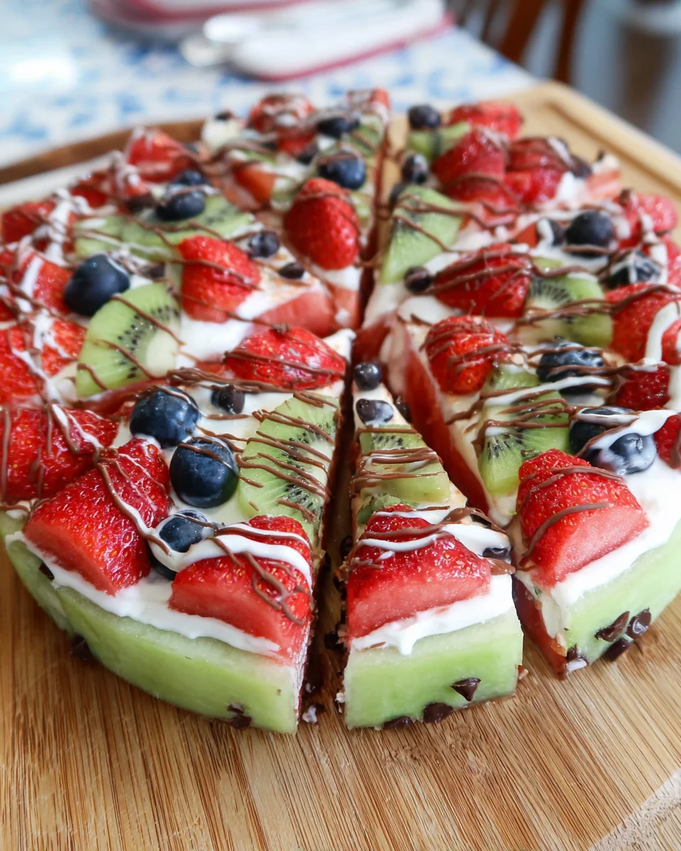 Watermelon Pizza: A Fun & Delicious Summer Treat! - cookinglayer.com
