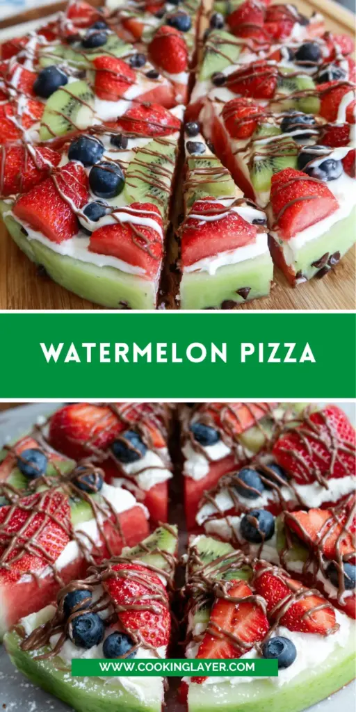 Watermelon Pizza: A Fun & Delicious Summer Treat! - cookinglayer.com